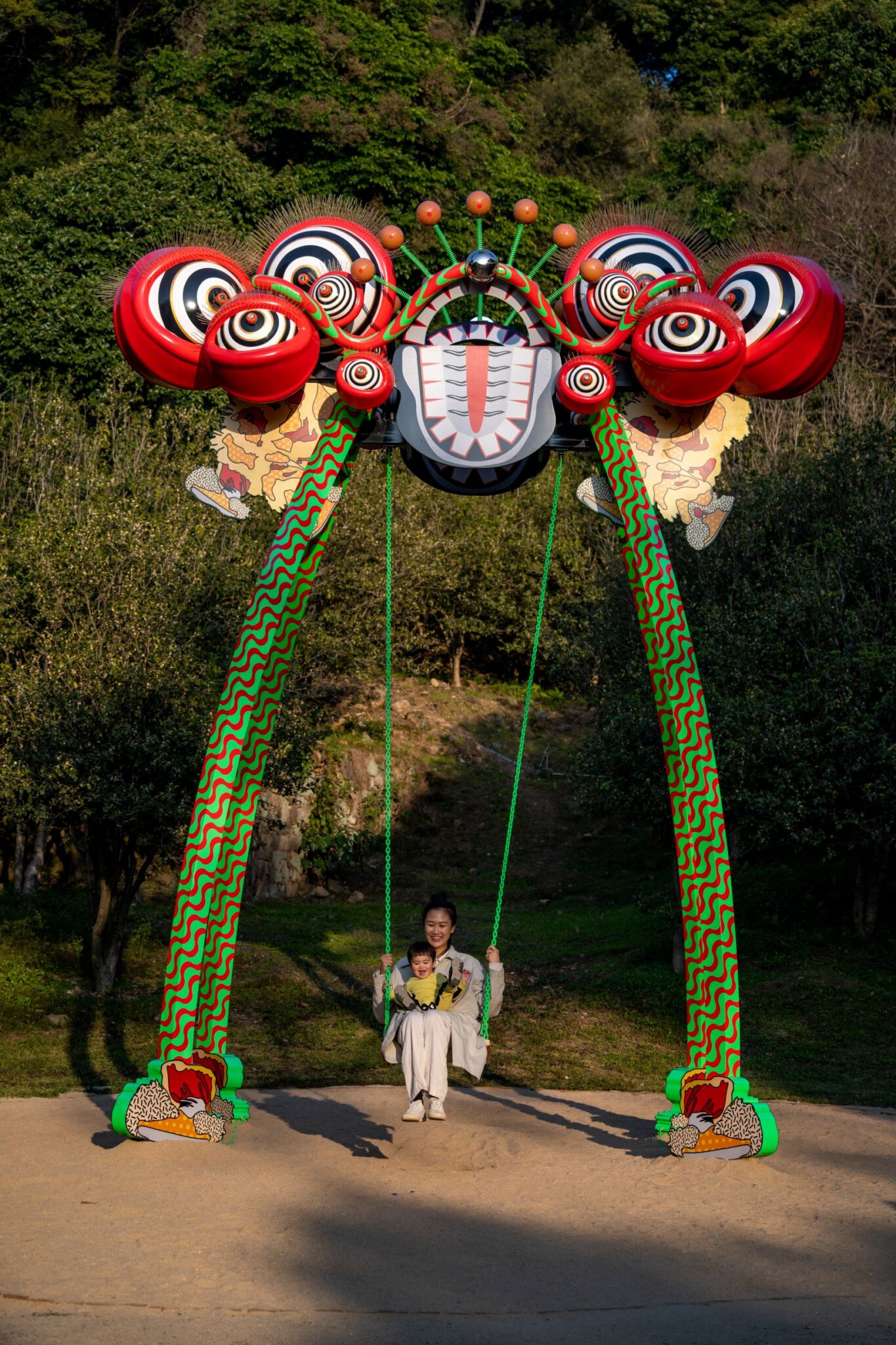 Swing Up and Landing, Nanhai Art Field